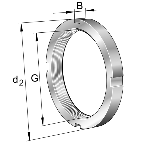 KML30 FAG/Schaeffler Technologies 150 x 180 x 24 mm LOCK NUT Locknuts ...