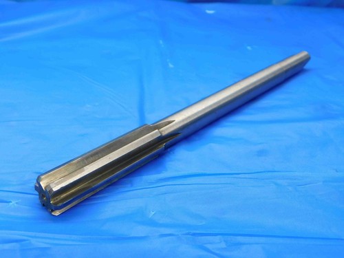 SUPER/MORSE 0.755 OD HSS CARBIDE TIPPED REAMER 6 FL .755 .7550 .7500 ...