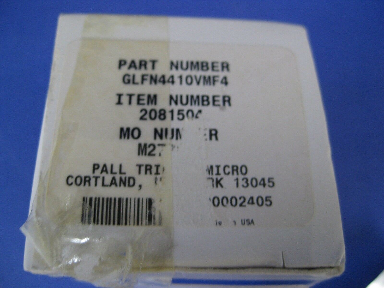 PALL Ultramet-L Filter Assembly GLFN4410VMF4 1/4" FVCR /4" MVCR for ...