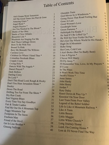 Bluegrass Fakebook Jam & Stage Guitar Banjo Mandolin Sheet Music Book ...