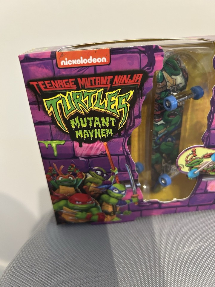 Teenage Mutant Ninja Turtles Finger Flipboards Set of 5 TMNT | eBay UK