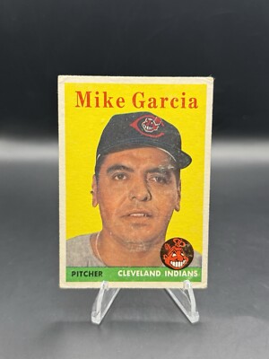 1958 Topps Mike Garcia #196 Cleveland Indians | eBay