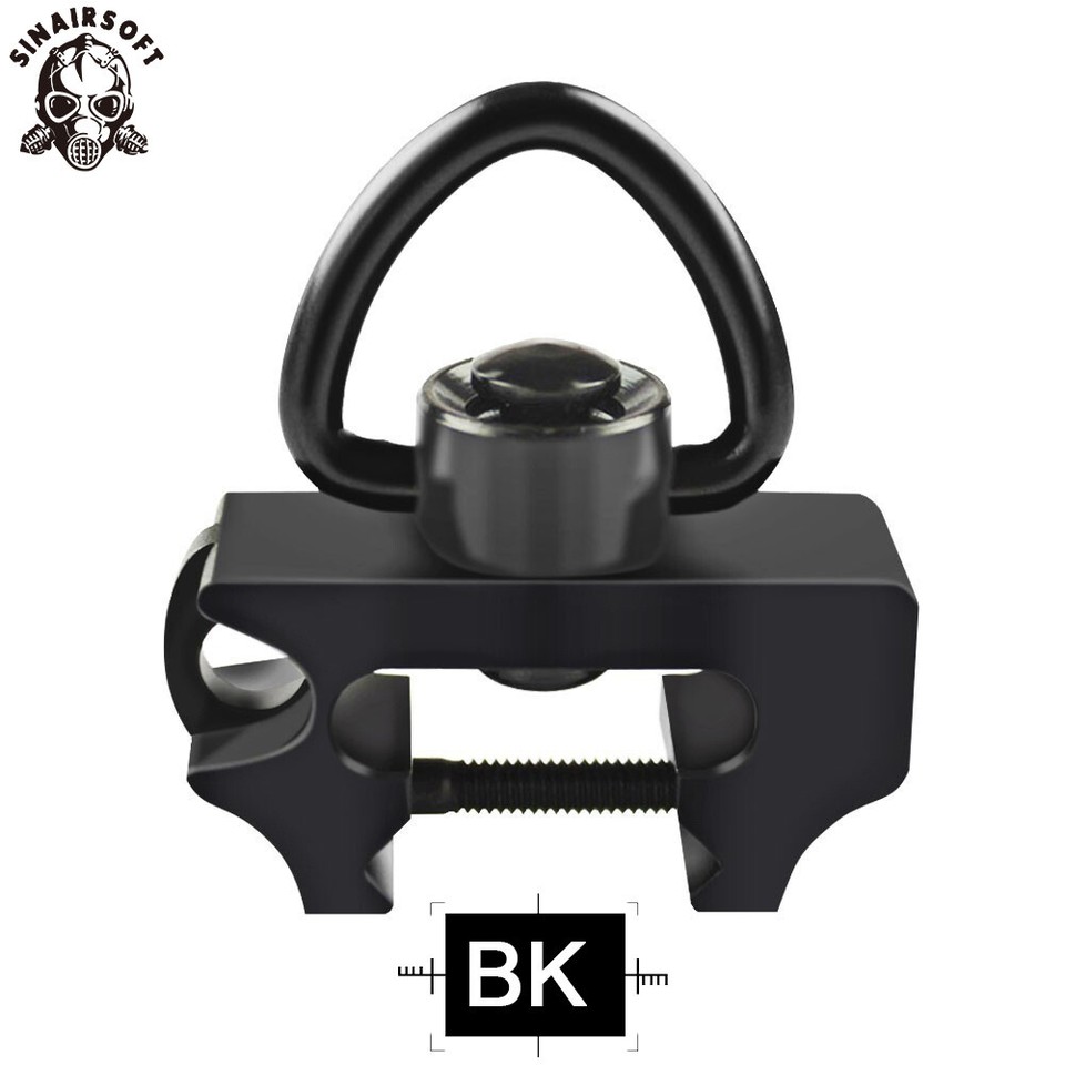 Tactical Quick Detach QD Sling Swivel + Adapter With Picatinny 20 mm ...