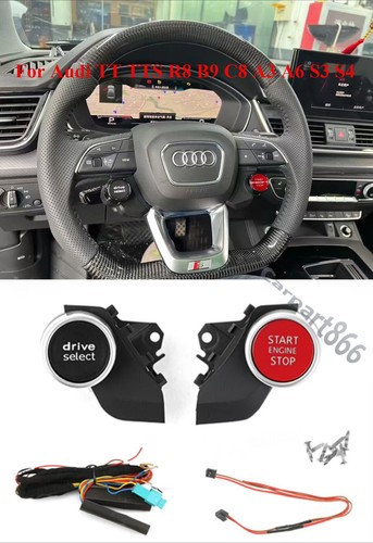 For Audi A7 RS4 S4 A6 S5 B9 C8 RS6 Start Stop Switch Keyless Push ...