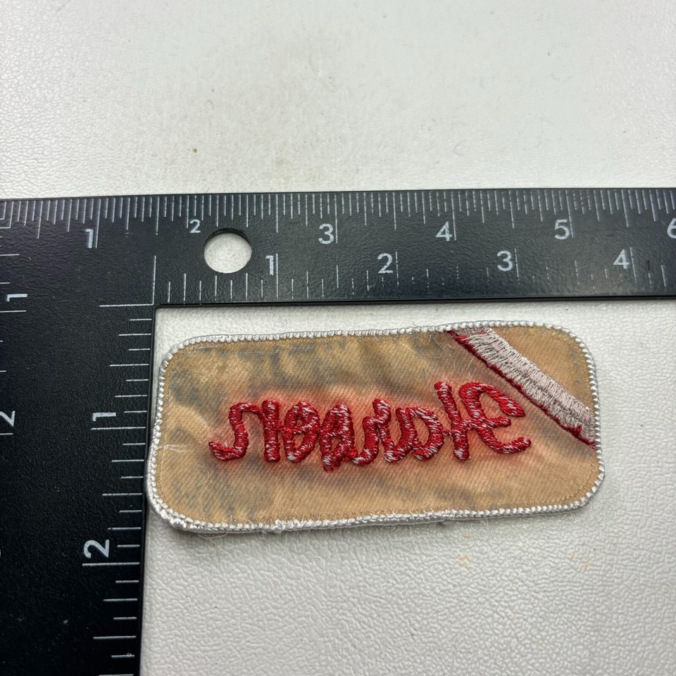 USED Retro Red Letter HAROON Name Patch (Uniform Mechanic Worker) C42Q ...