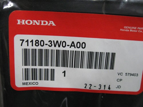 Honda 71180-3W0-A00 Front License Plate Base for 2023-2024 HR-V New ...