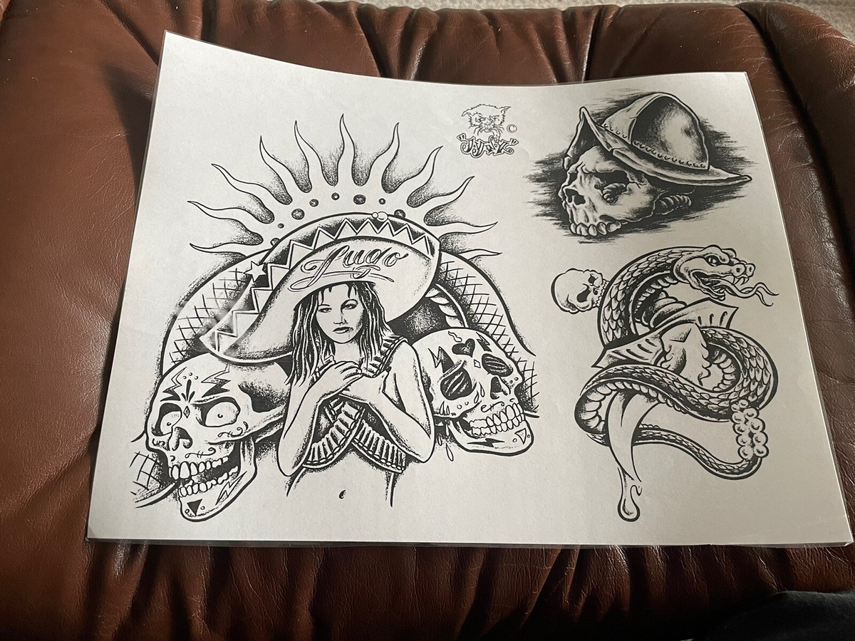Mexican Art Tattoos Flash