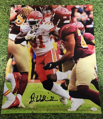 DARREL WILLIAMS Kansas City Chiefs Autographed / Signed 16x20 Photo | eBay