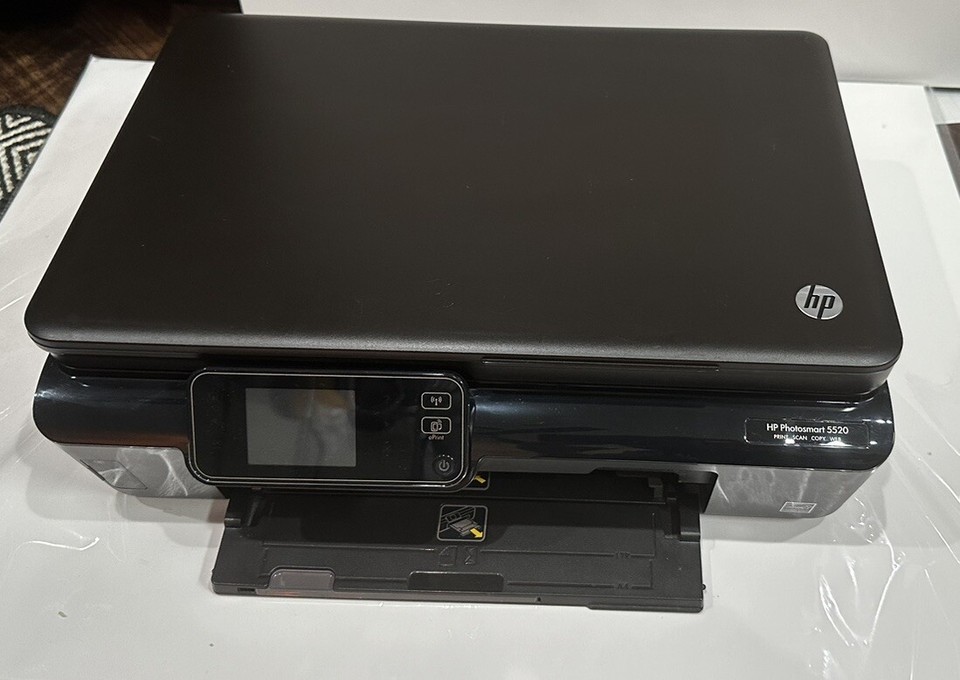 HP PHOTOSMART 5520 Wireless ALL-IN-ONE INKJET PRINTER Works Perfectly ...