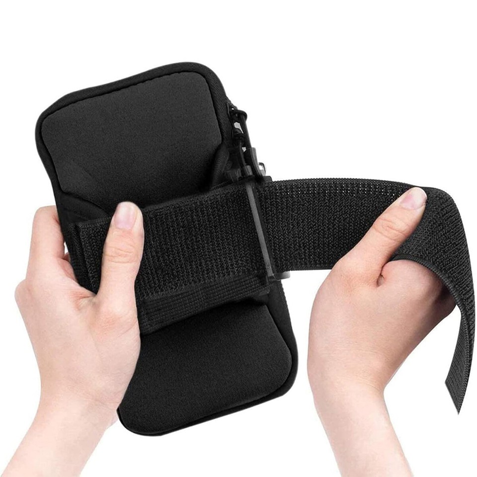 Arm Band Mobile Phone Holder Bag Sports Running Jogging Gym Exercise ...
