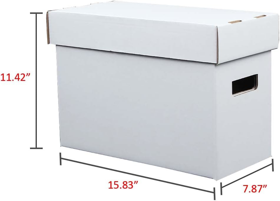 G-PLUS 5 Pack Comic Book Storage Comic Book Box Holds 150-175 Comics ...