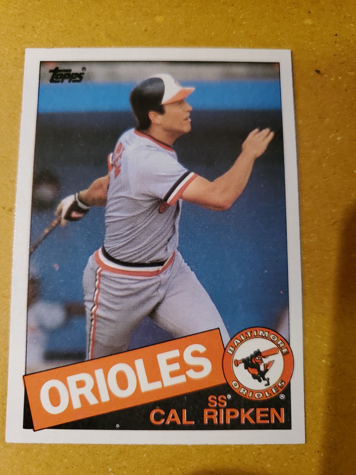 CAL RIPKEN 1985 TOPPS BASEBALL CARD #30 ORIOLES ( Multiple Ink Errors ...