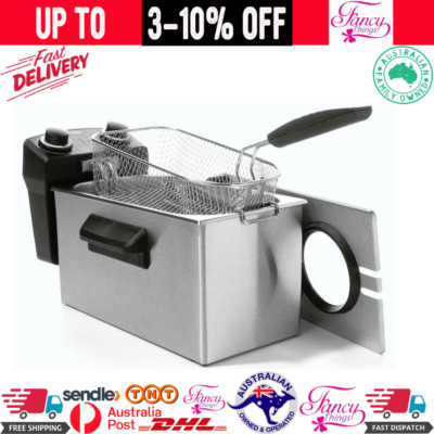 Deep Fryer Timer Machine Stainless Steel Electric Small Chips Nuggets ...