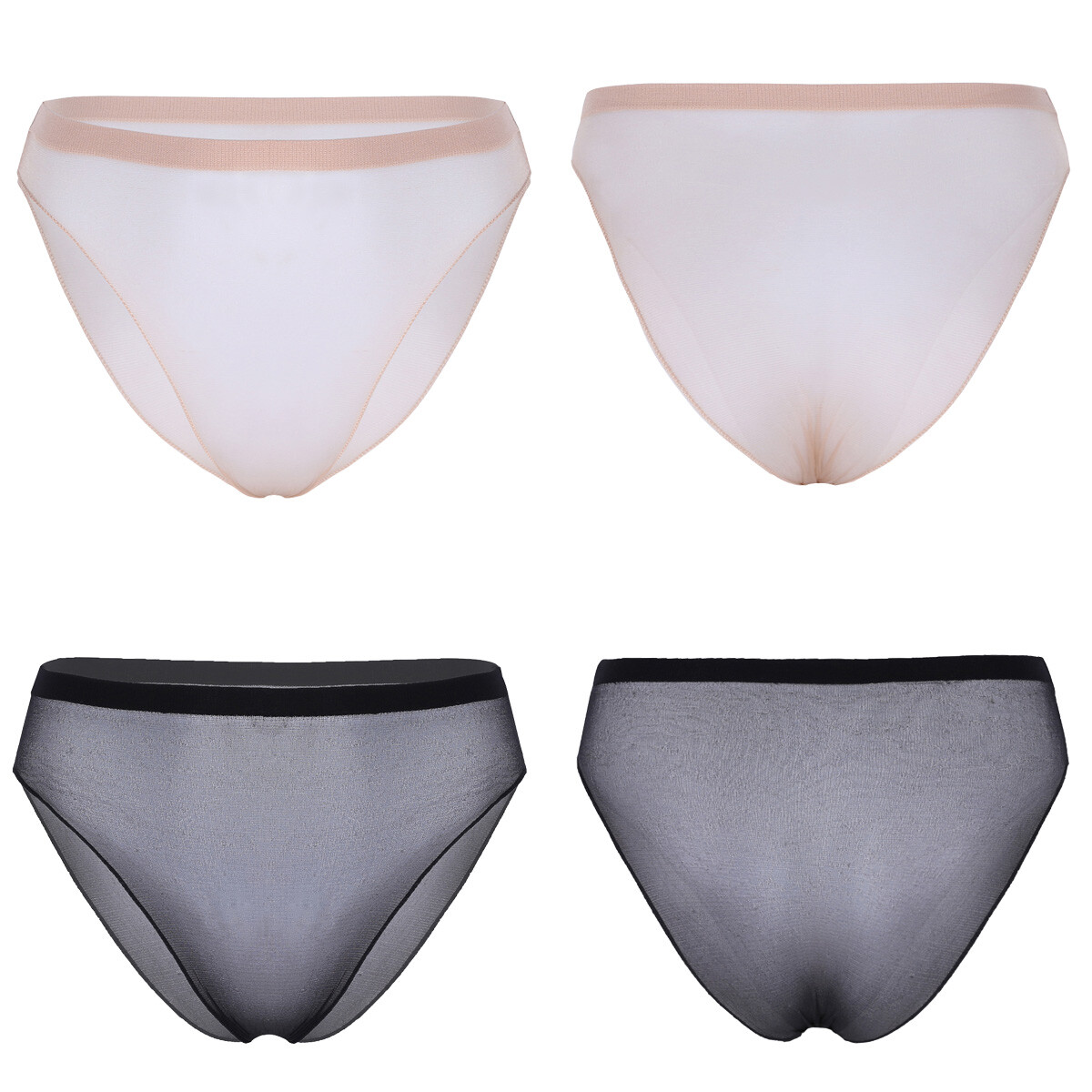 Frauen Transparent Strumpfhose Slips Stretch Unterhosen Hipster ...