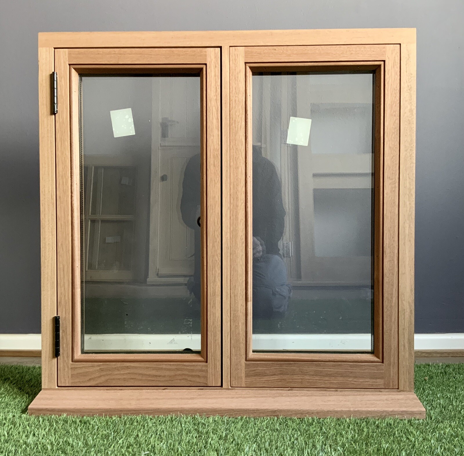 Window Double Glazed Windows Solid Sapele Hardwood 750mm x 750mm ...