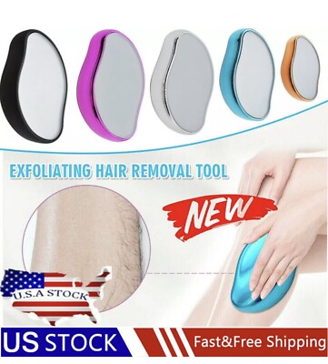 Painless Physical Hair Removal Epilators Crystal Eraser Tool For Body ...