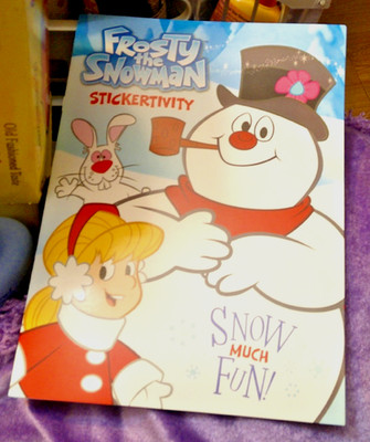 FROSTY THE SNOWMAN STICKER ACTIVITY BOOK BRAND NEW | eBay