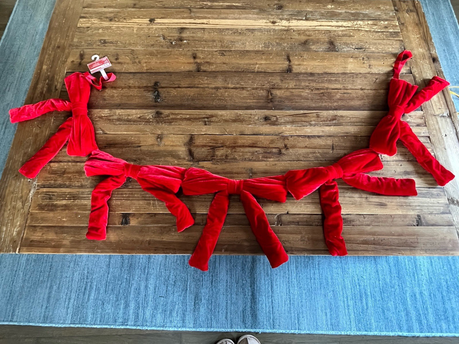 Ashland 6 ft Red Big Bow Garland TikTok viral Ships Now 🎀New W/Tags ...