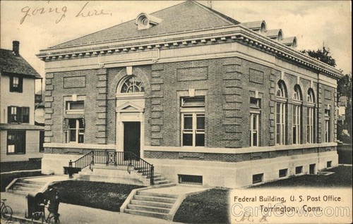 Torrington,CT Federal Building,U.S. Post Office 1906 Litchfield County ...