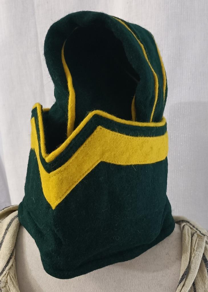 Napoleonic French bonnet de police 100% wool Dark gre… - Gem