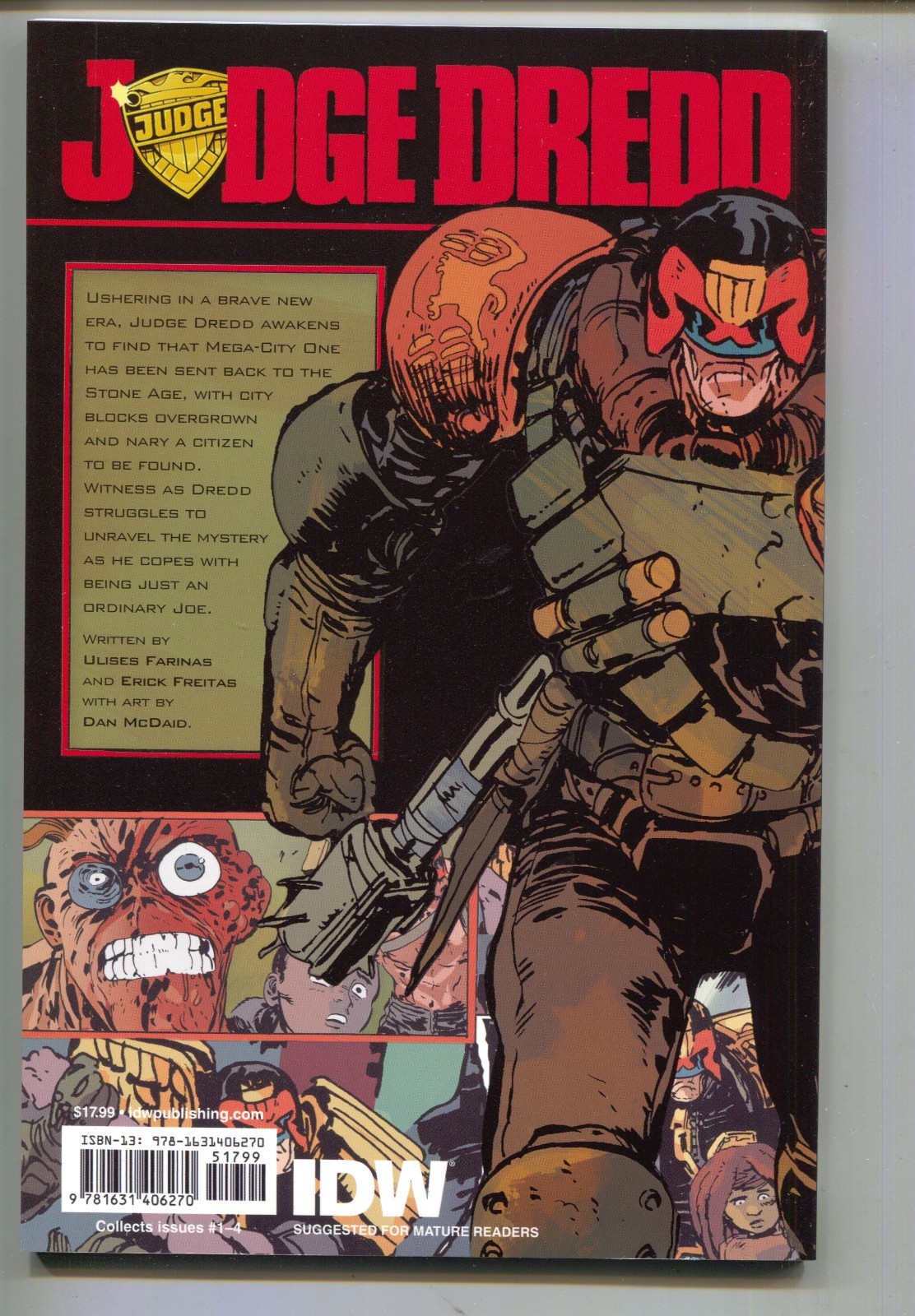 Judge Dredd Mega-City Zero TPB IDW 2015 NM+ 9.6 1 2 3 4 New | eBay
