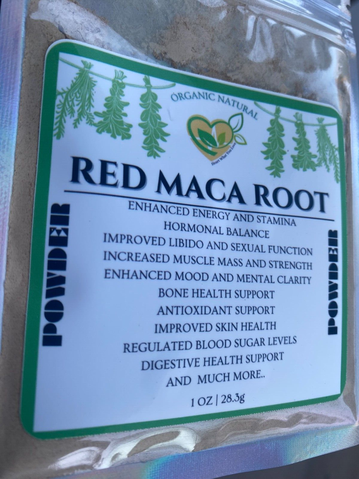 Red Maca Root Powder 1oz – Organic Natural Vitality Hormone Support ...