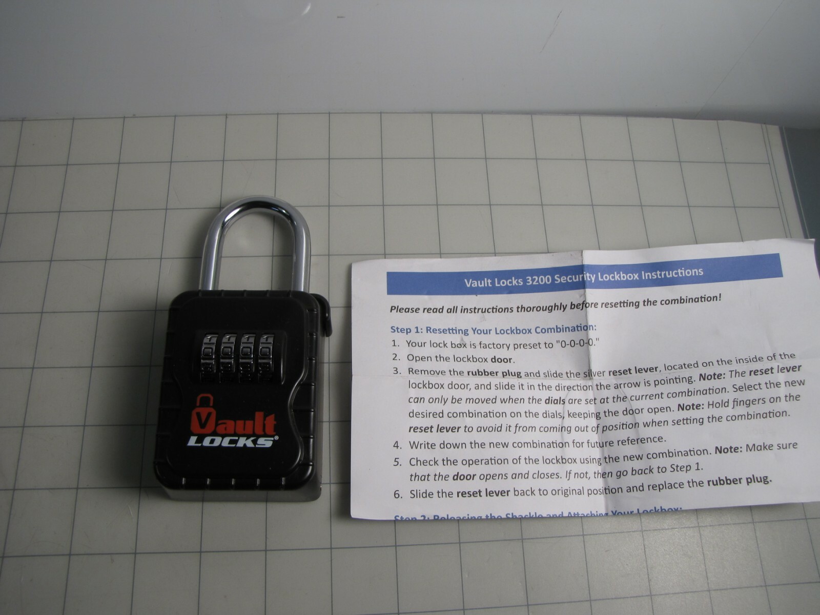 Vault Locks 3200 Numeric Combination Key Storage Security Lock Box NEW ...