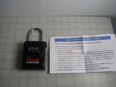 Vault Locks 3200 Numeric Combination Key Storage Security Lock Box NEW ...