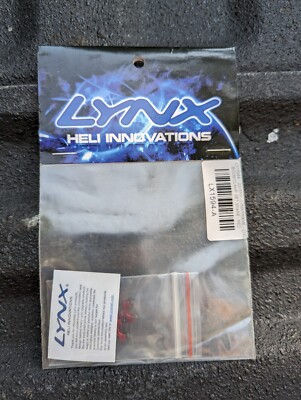 LX1594 LYNX Frame 200srx CNC Boom Clamp Set RC Helicopter Part Red | eBay