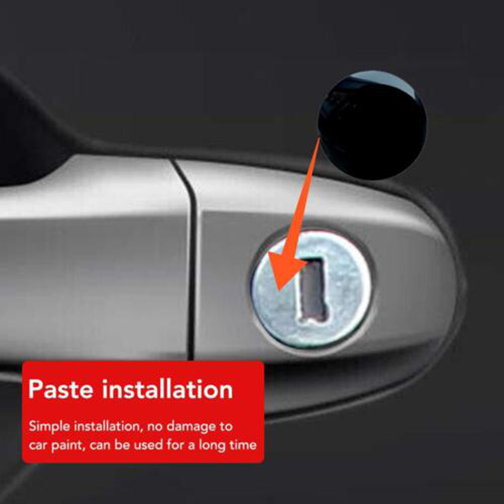 4pcs 20mm Car Door Lock Keyhole Protector Cover Stickers Trim ...