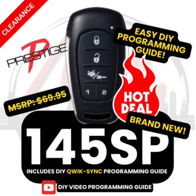 Prestige 145SP Replacement Remote DIY Programming Guide & Video | eBay