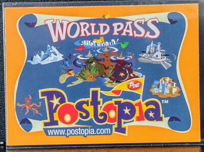 2000 KF Holdings Discover Postopia World Pass | eBay
