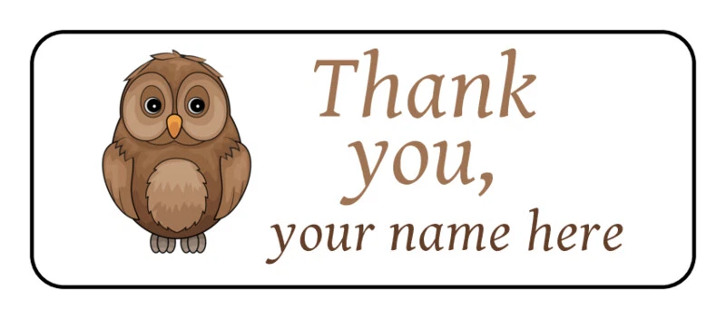 Thank You Owl Clip Art