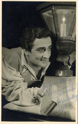 Gustav Neidlinger Bassbariton Opera Unterschrift "Leoporello, Don ...