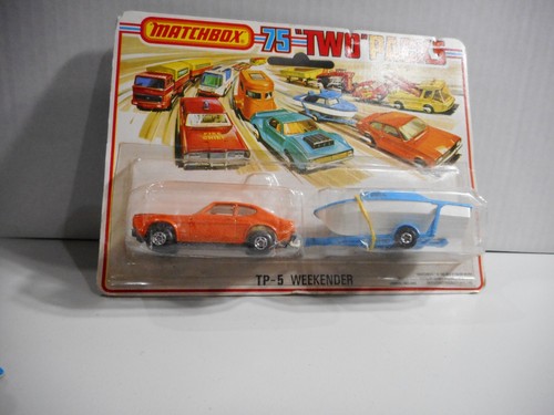 Matchbox Superfast TP-5 Orange Ford Capri Boat Twin Pack Weekender | eBay
