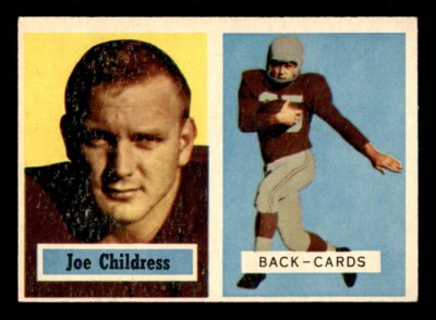 1957 Topps Football #100 Joe Childress EX+ | eBay