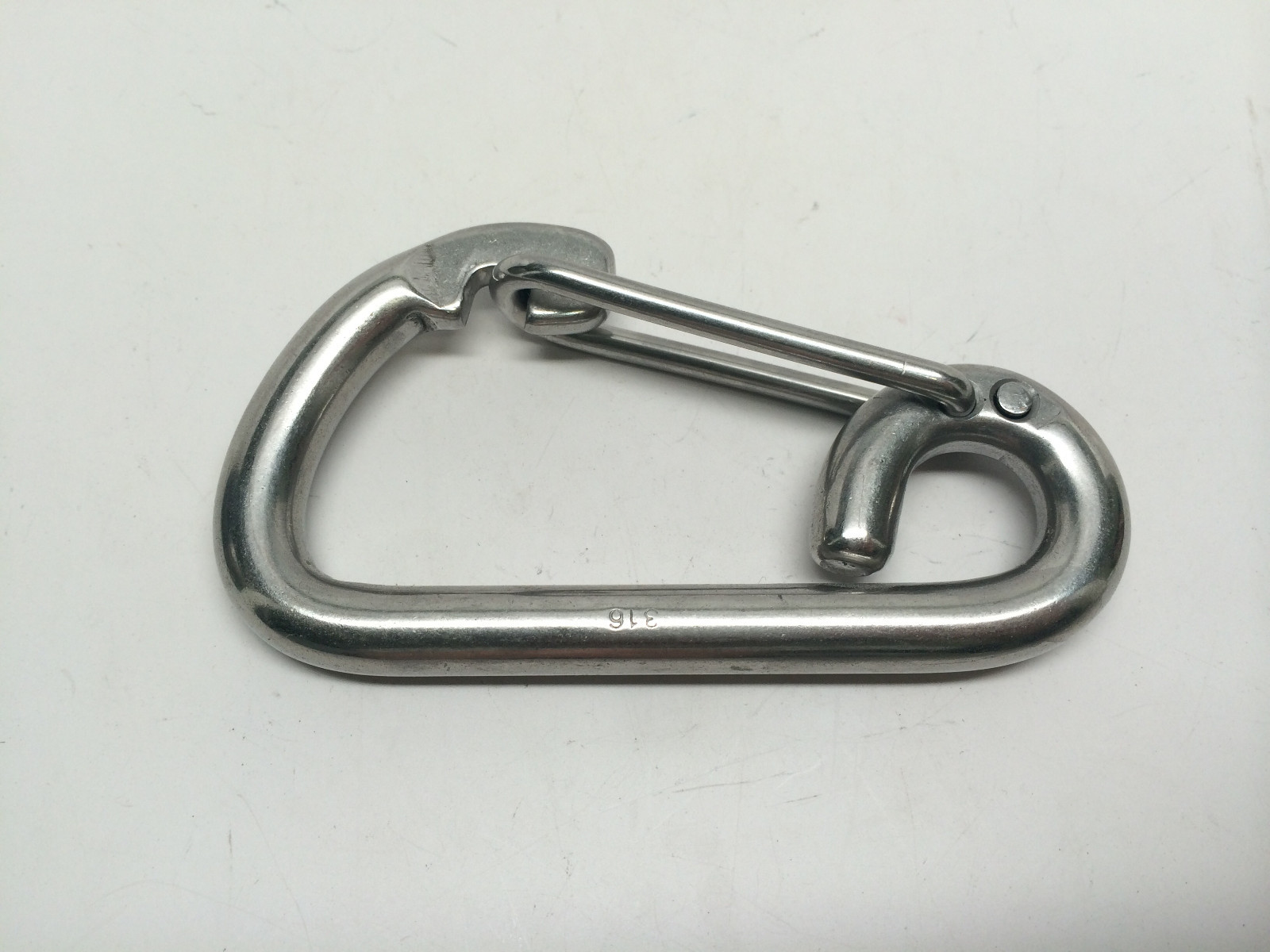 MARINE BOAT SS316 RIGGING SECURE SAFETY SPRING SNAP HOOK WITH EYE 4"X2 ...