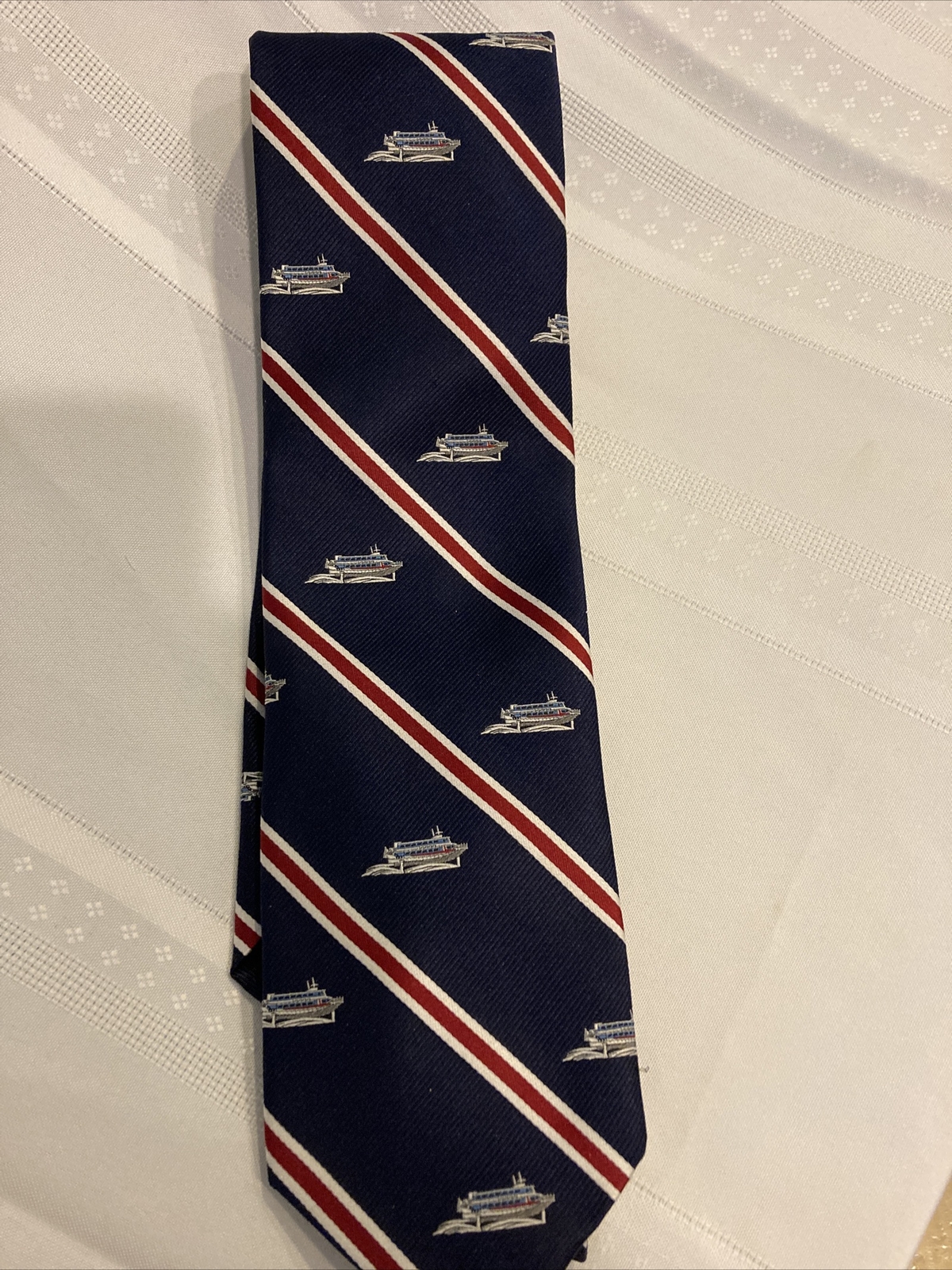36) VERY RARE Vintage Boeing Boats Ships Tie Presente… - Gem