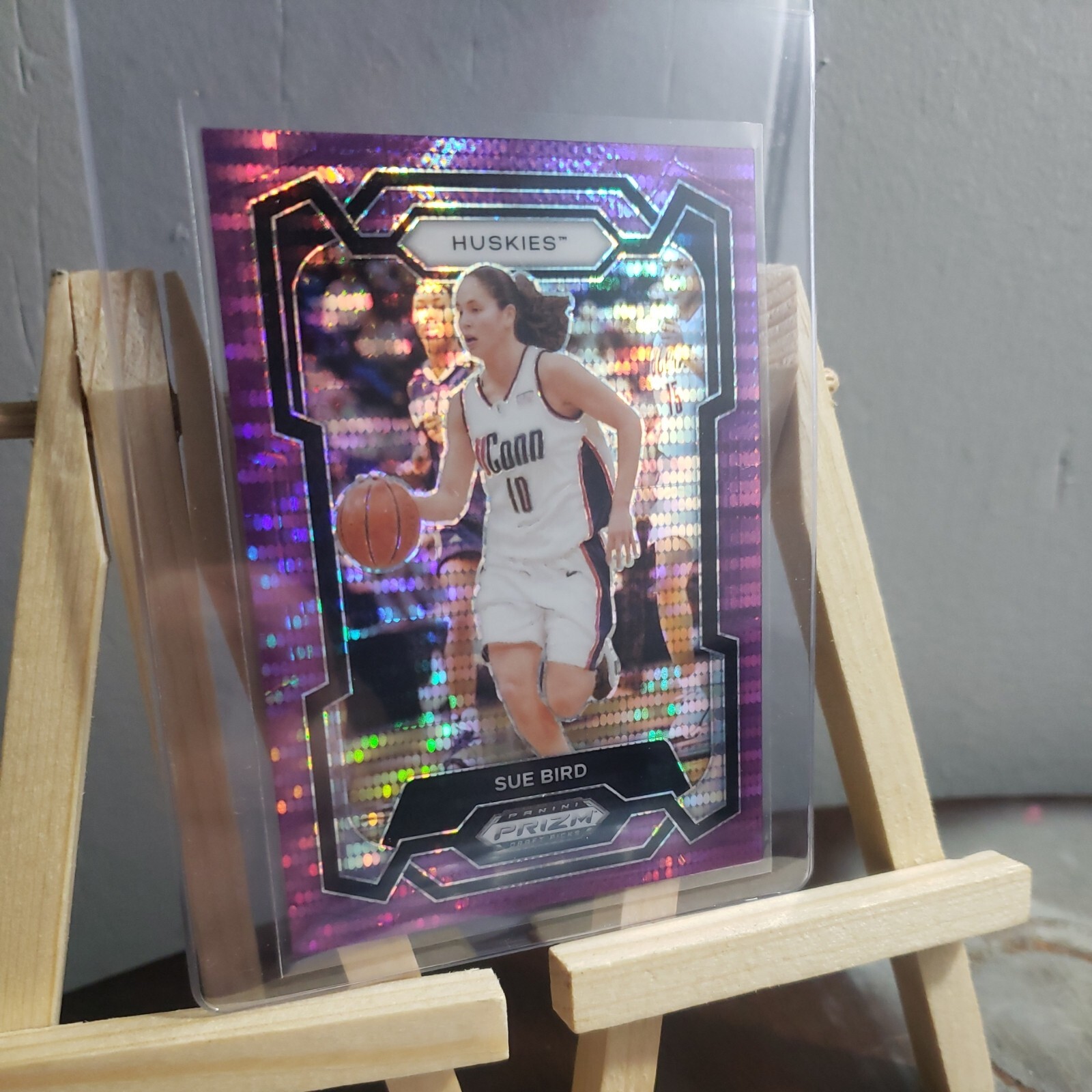 Sue Bird 2024 Prizm Draft Picks #58 Purple Pulsar /55 Price Guide ...