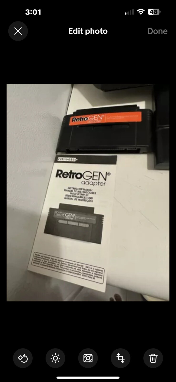 RetroGen RetroBit Adapter Sega Genesis to Super Nintendo SNES Cartridge ...