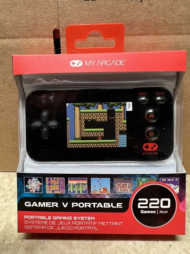 My Arcade Gamer V Portable Gaming System 220 Built-In Retro Style Games ...