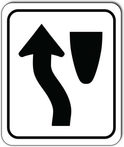 KEEP left of obstruction island symbol Aluminum composite sign | eBay