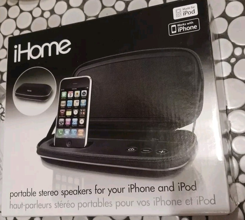 iHome ip37 iPod Portable Travel Dock Speaker With Box No Charger | eBay