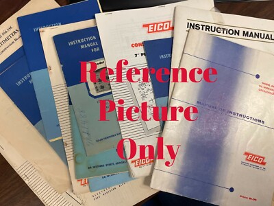 Vintage Rare EICO Model 488 Instruction Manual, Electronic Switch | eBay