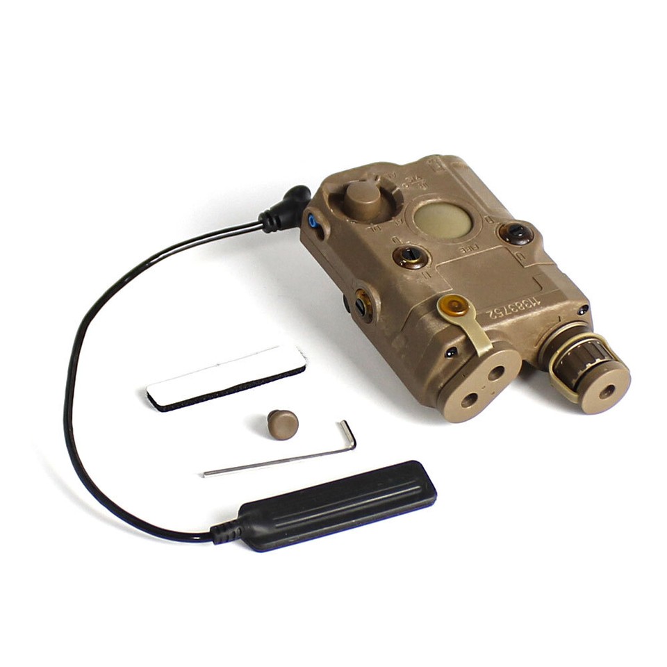 Airsoft Box Laser PEQ 15 IR Aiming + Red / Green Laser + LED Light ...