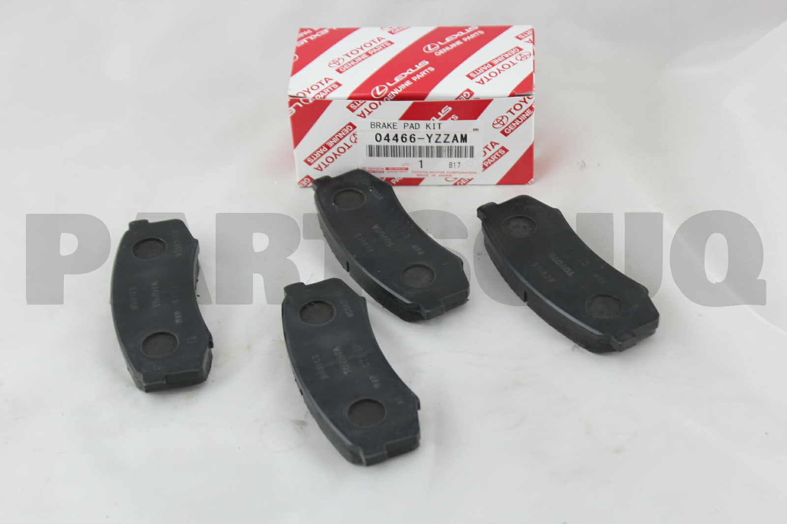 04466YZZAM Genuine Toyota PAD KIT DISC BRAKE 04466-YZZAM | eBay