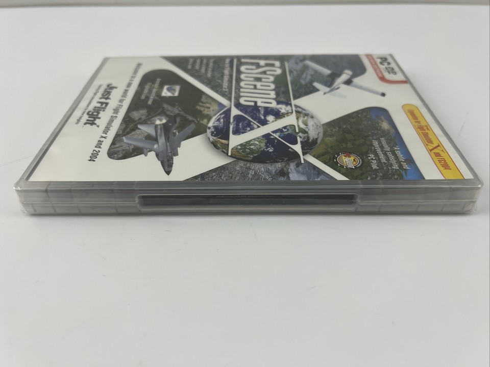 FSCENE X Pc DVD Rom Add-On Expansion Flight Simulator Sim X & 2004 FSX ...