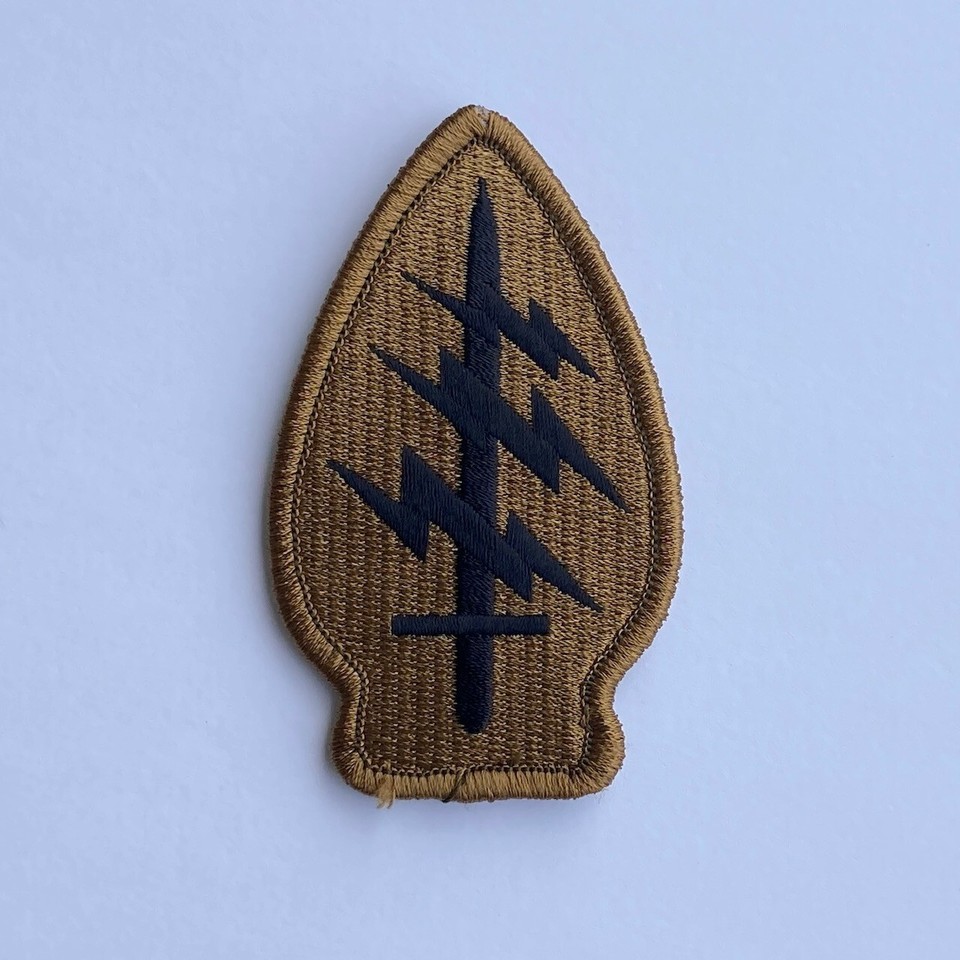 Special Forces Command Patch SSI Brown Black Camouflage Fits For VELCRO® BRAND | eBay