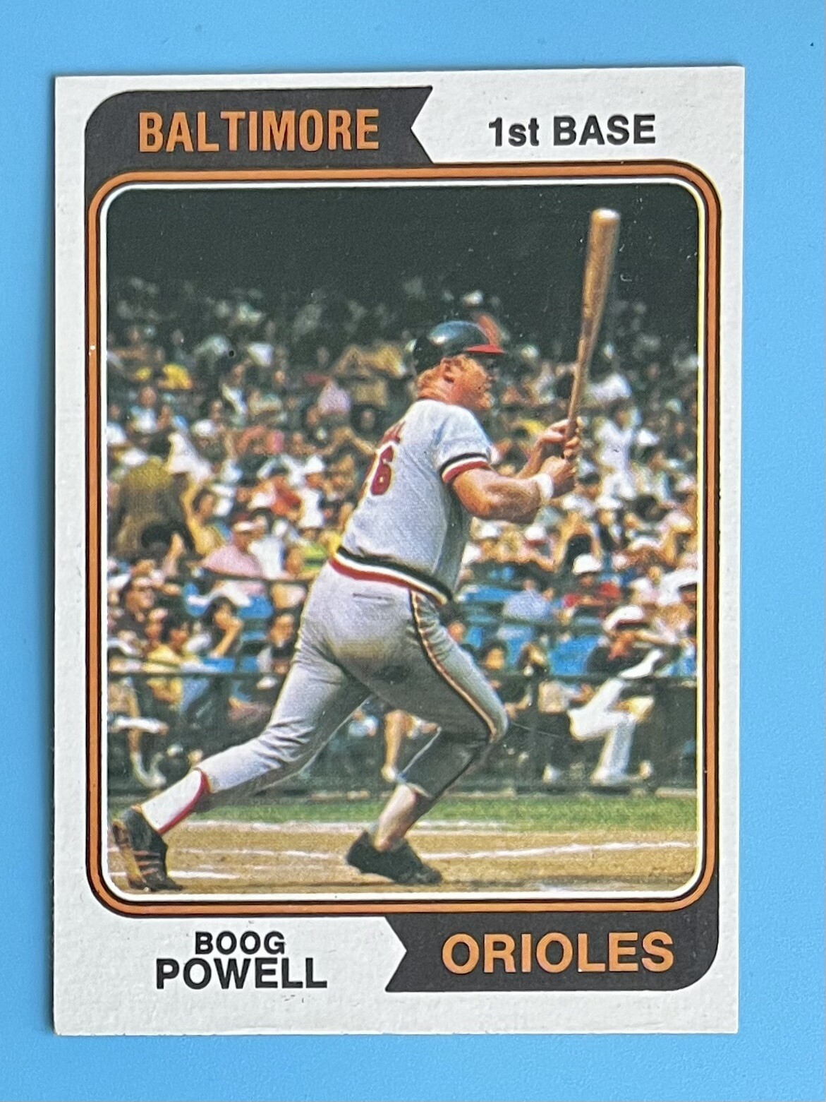 1974 Topps #460 Boog Powell Baltimore Orioles Vintage Baseball Card | eBay