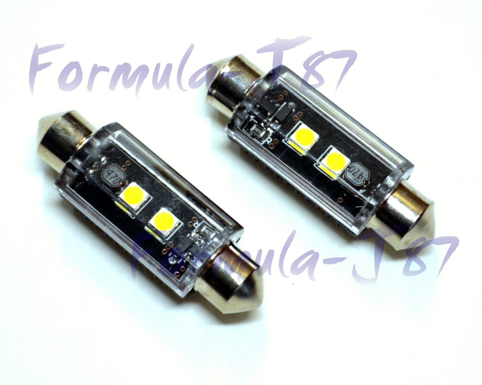 LED Light Canbus Error Free 578 5W Yellow Two Bulb Interior Map Upgrade ...